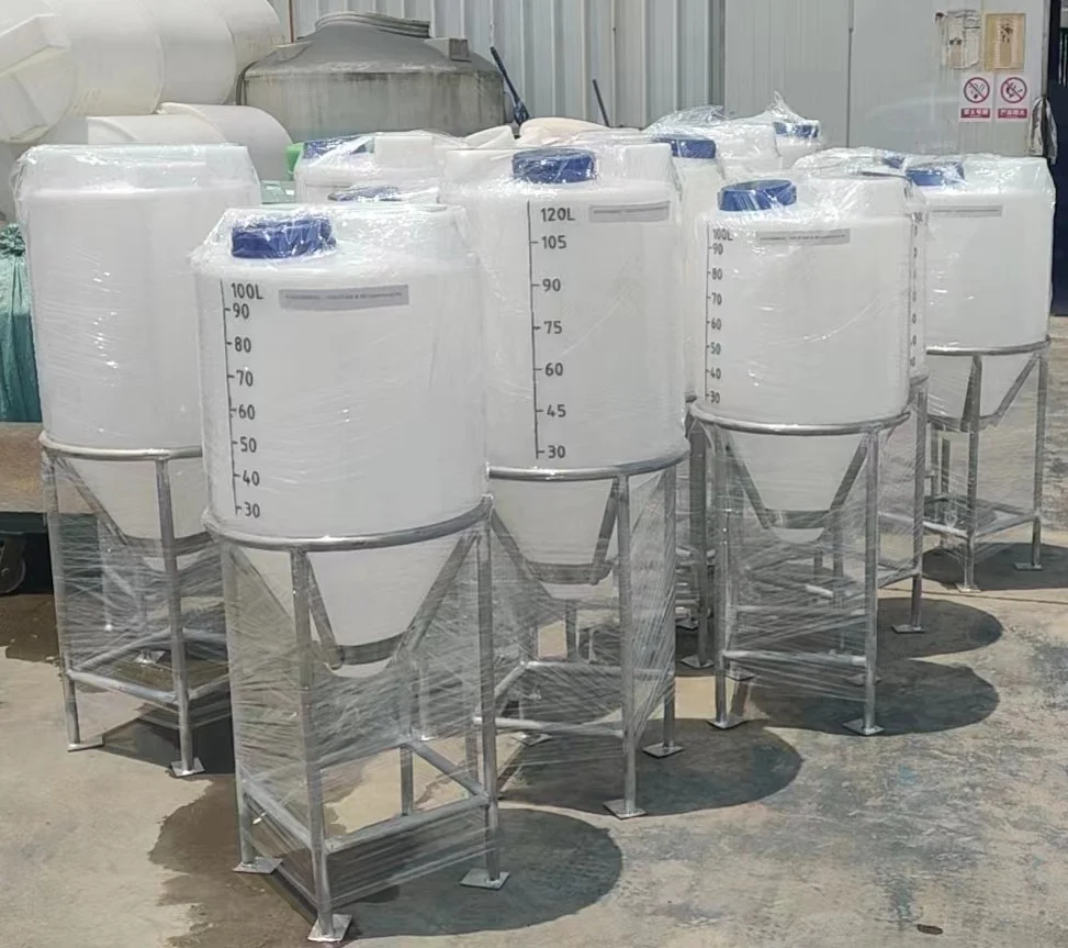 High Performance Polyethylene Plastic Conical Tank for Water Storage Mixing