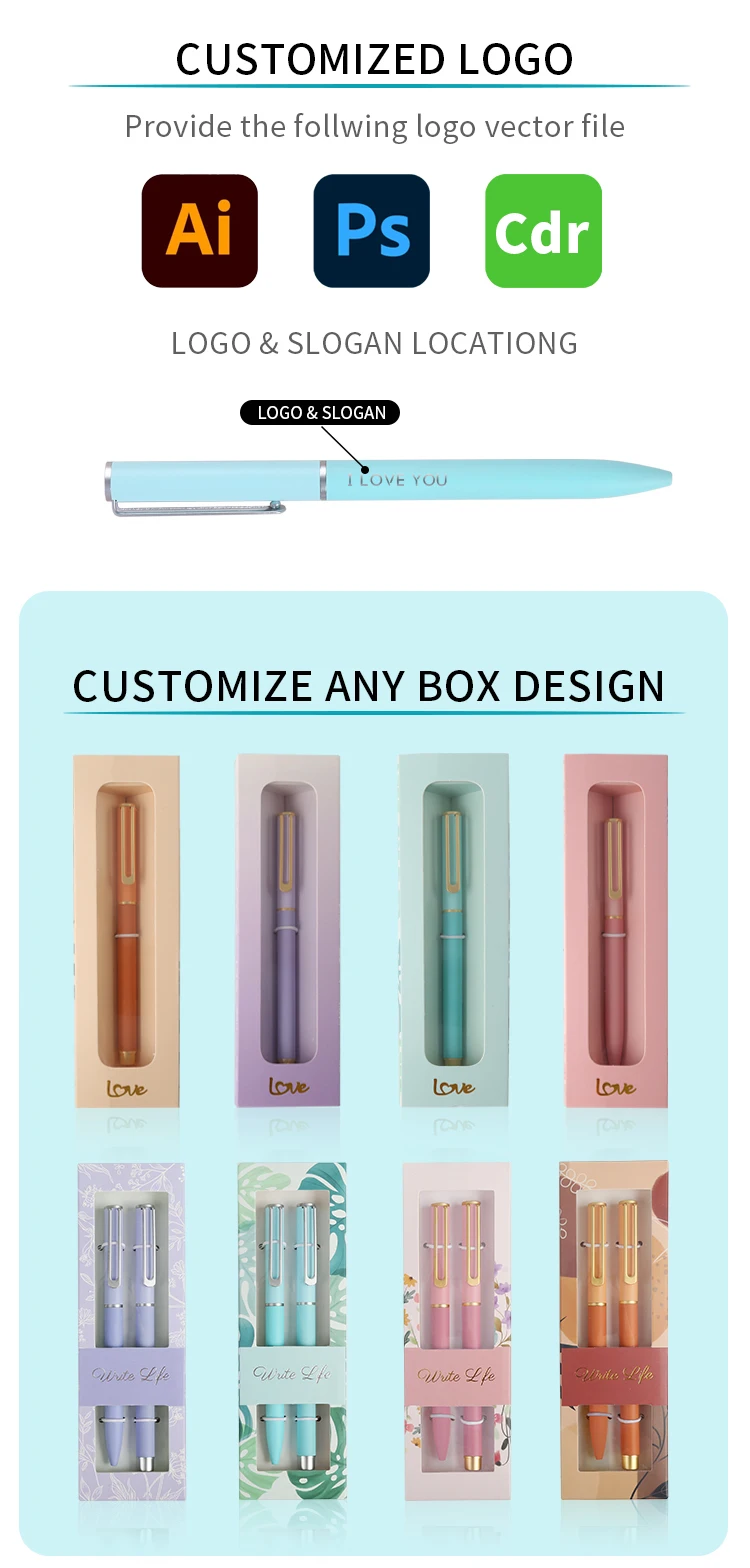 TTX Promotional Custom Logo Ballpoint Pens - Durable & Versatile