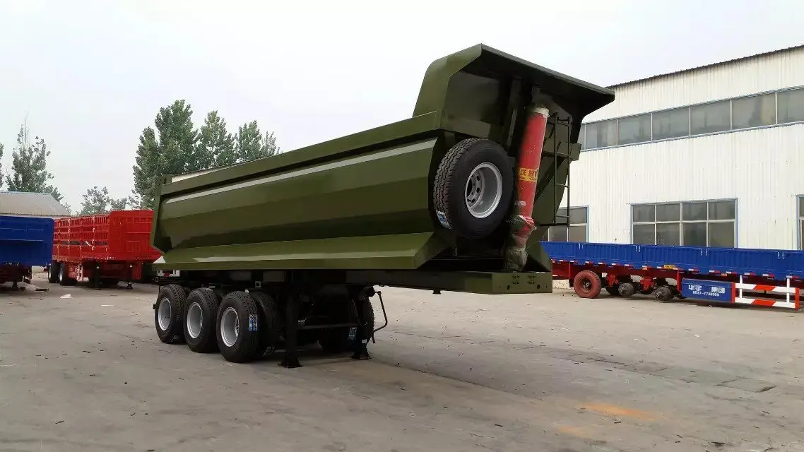 Dump Trailer/dump Trailer Tipper/3 Axles 30t-60t Rear Dump Semi Trailer Sell To Chile - Buy 3 ...