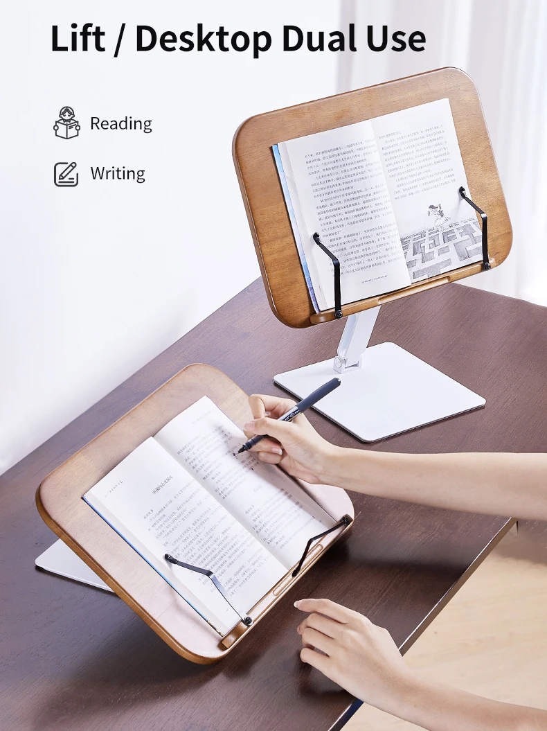 Wooden Book Holder Stand Books Adjustable Book Reading Stand - Buy ...