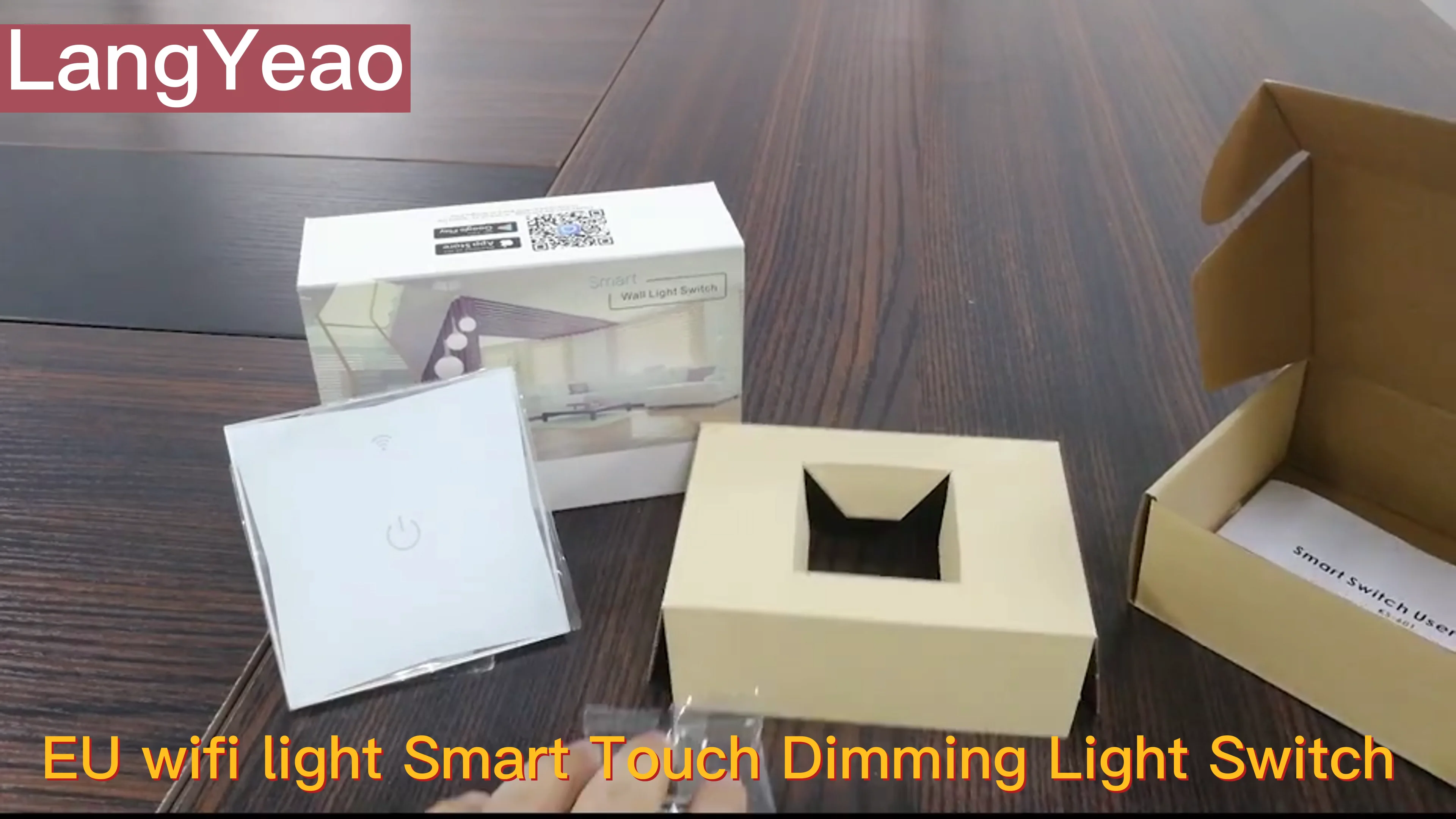 Eu Uk 1 Gang 3 Way Dual Control Smart Tuya Wifi Wall Touch Light Switch ...