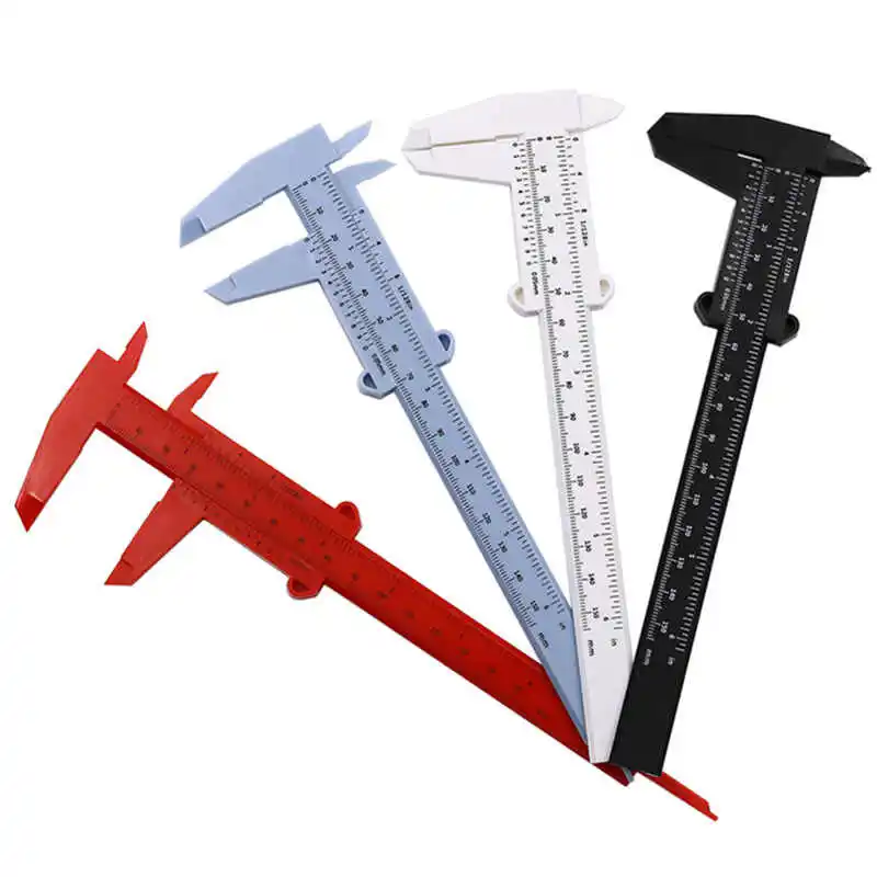 0-150mm Double Scale Plastic Vernier Calipers Vernier Measuring Student ...