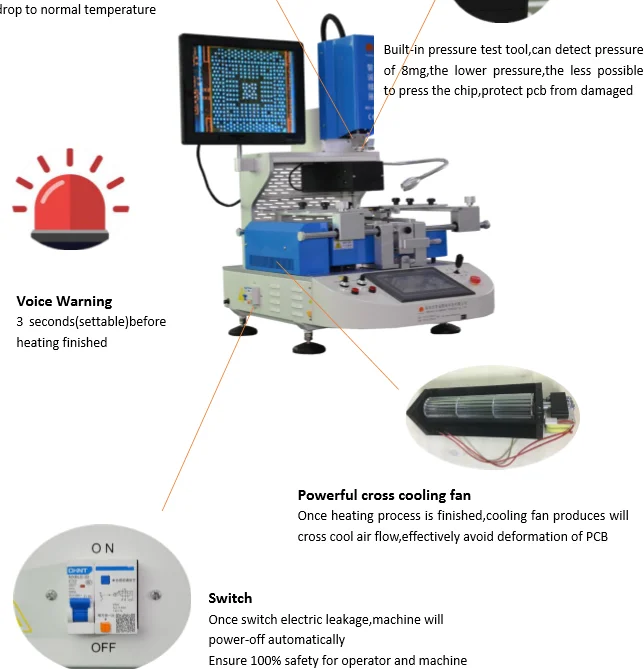 WDS-620 Reballing Machine - BGA Rework Station for Repair