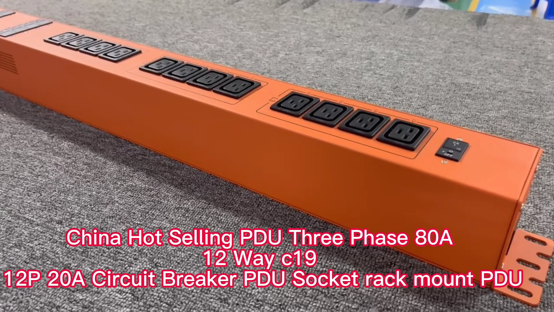 Orient High-power 3-phase Pdu 12-port C13 C19 And 12-way 20a 1p Breaker 415v/80a Power ...