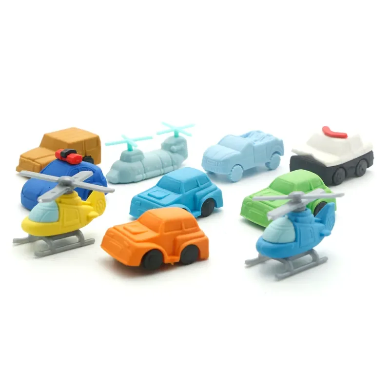 Soododo School Promotion Cute Toys 3d Rubber Puzzle Cars Gum Eraser Eco ...
