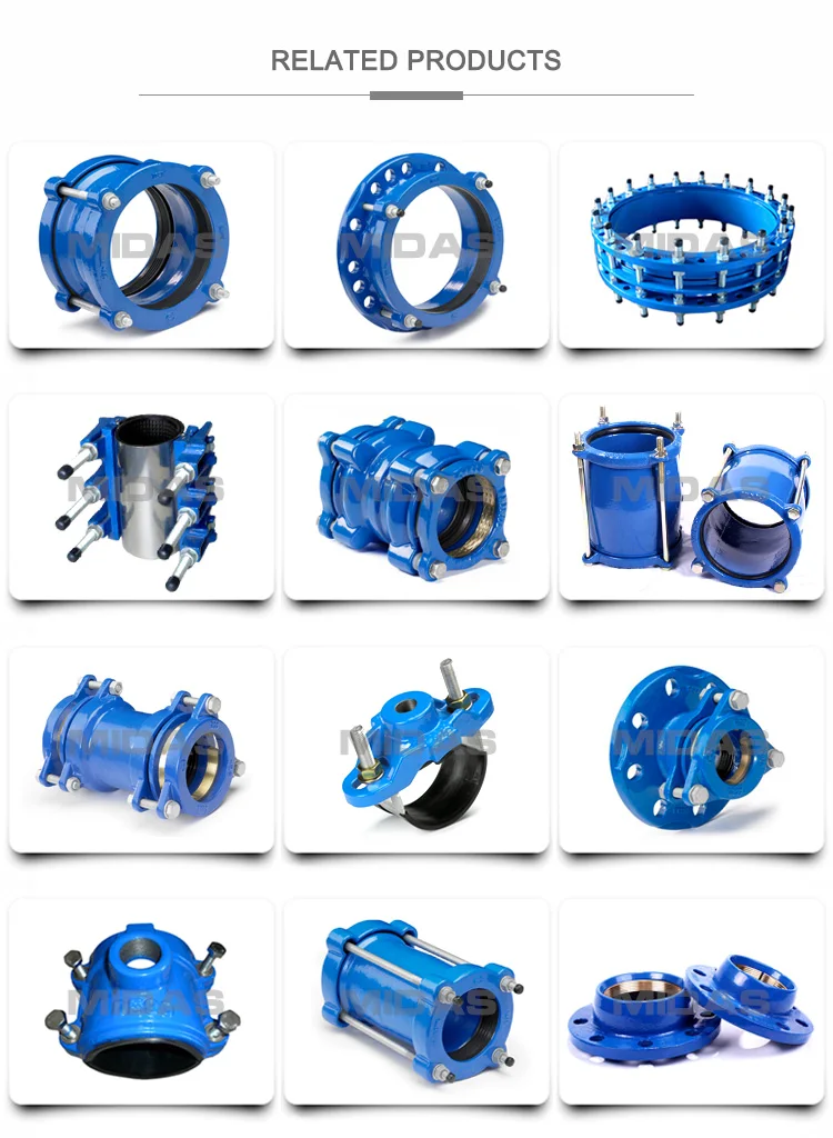 Tapping Saddle Clamp with Stainless Steel Bend for DI Pipe