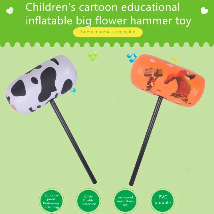 Air Thousand-ton Hammer Inflatable Toy Inflatable Hammer Blow Up Noise ...