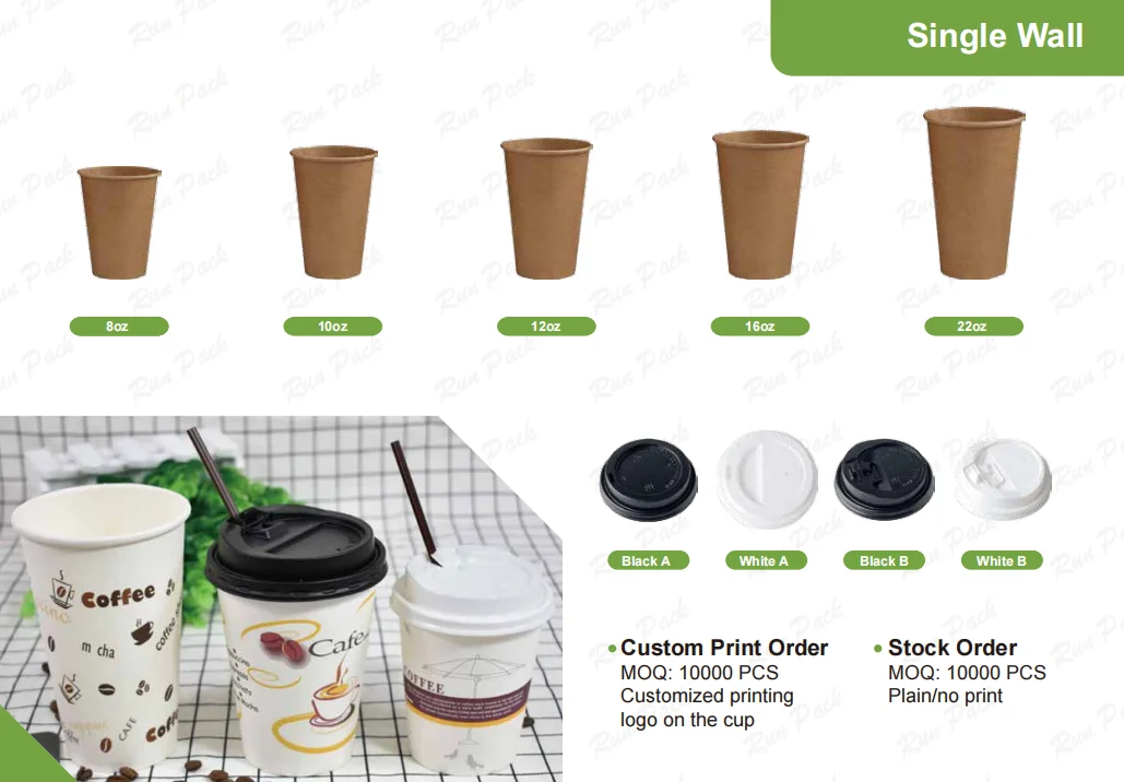 Custom Biodegradable Coffee Cups - Eco-Friendly & Durable