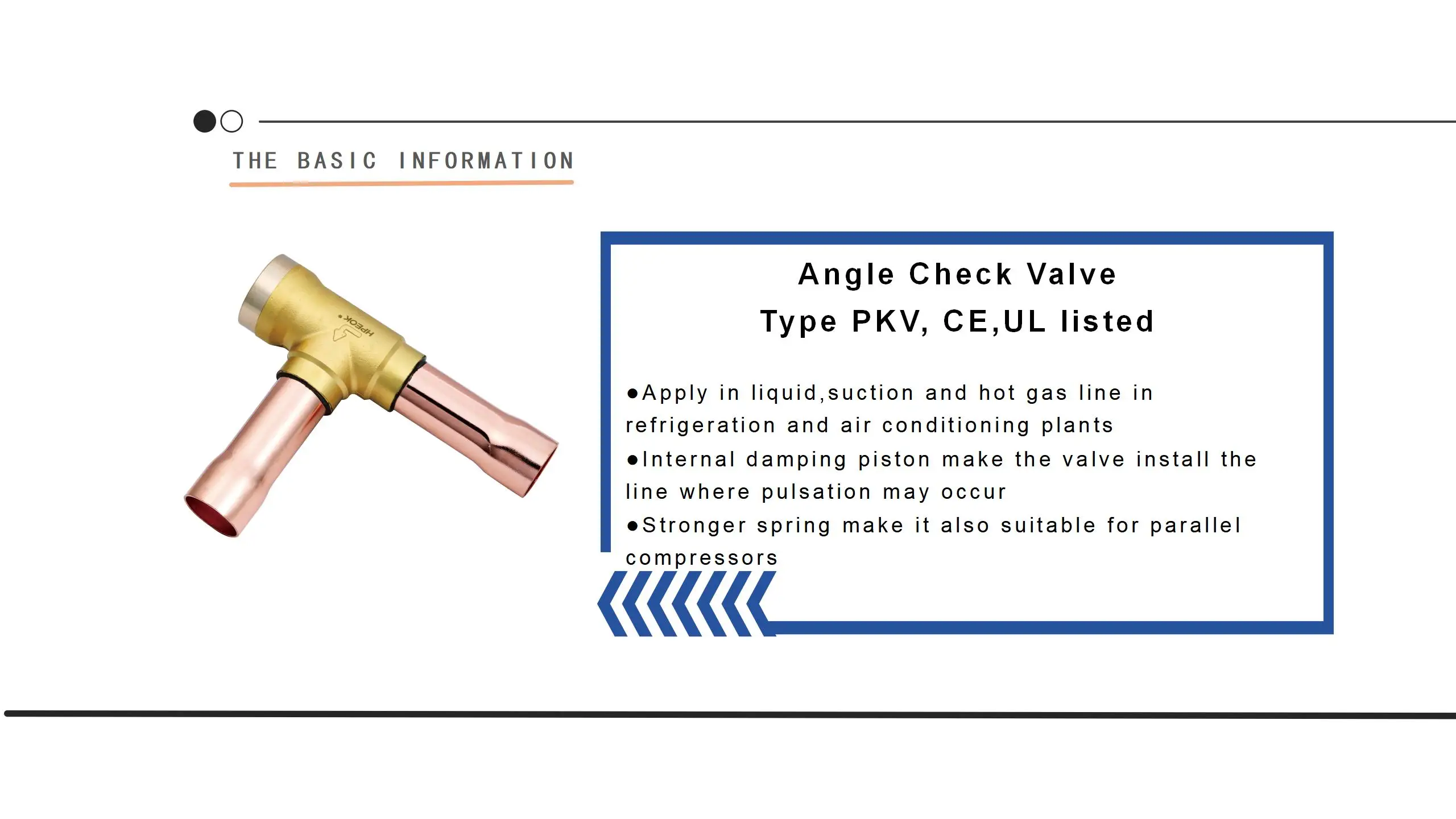 Hvac System Parts Cut Off Valve Check Valve - Buy Factory Price ...