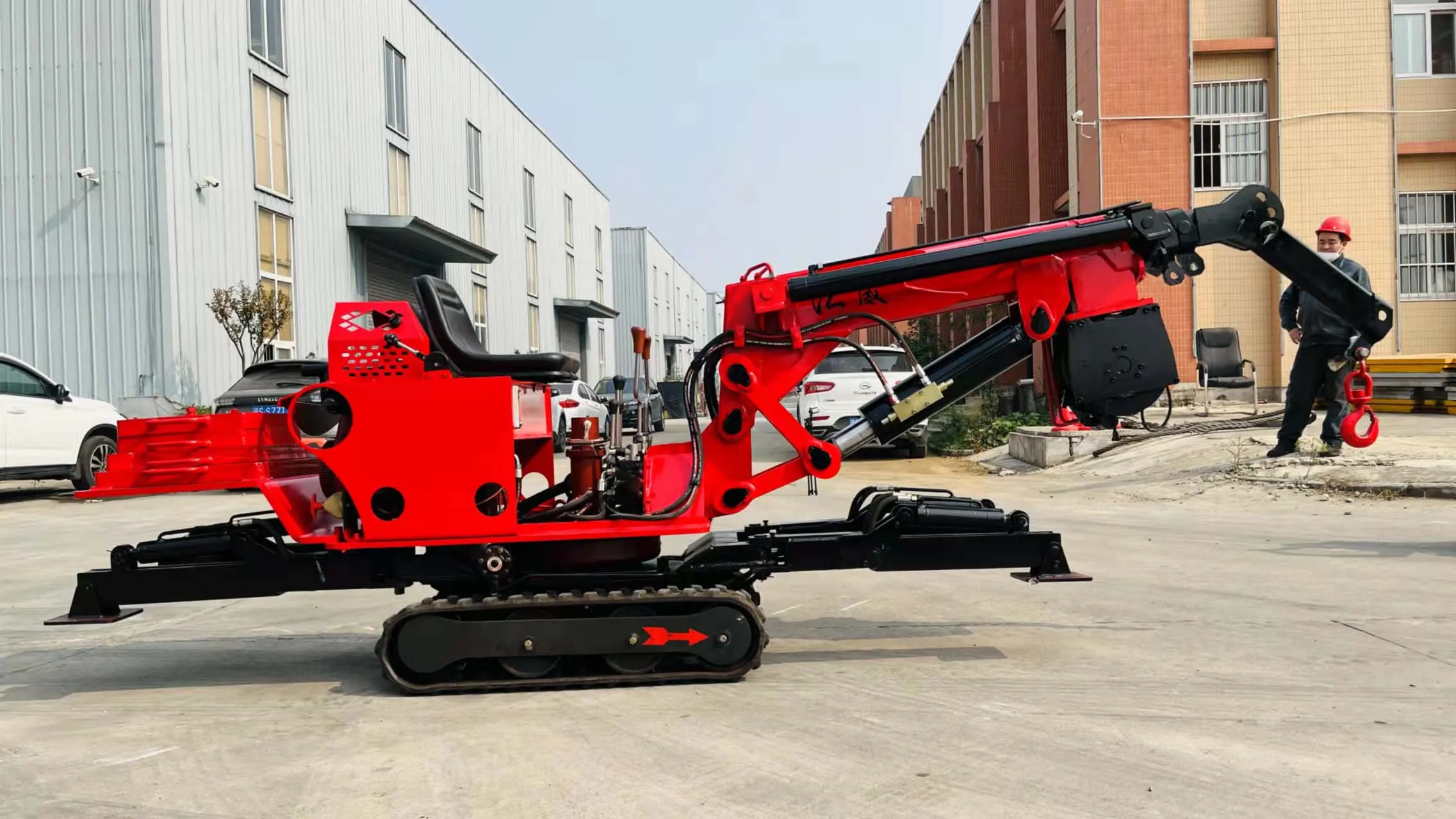 Mini Crawler Crane Spider Crawler Crane 3ton Sale From Factory - Buy ...