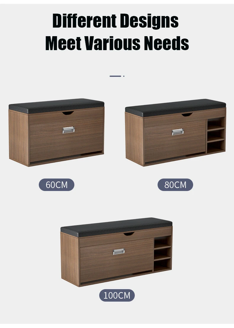 Shoe Cabinet Bench Factory Entryway Furniture Modern Wooden Shoe Rack ...