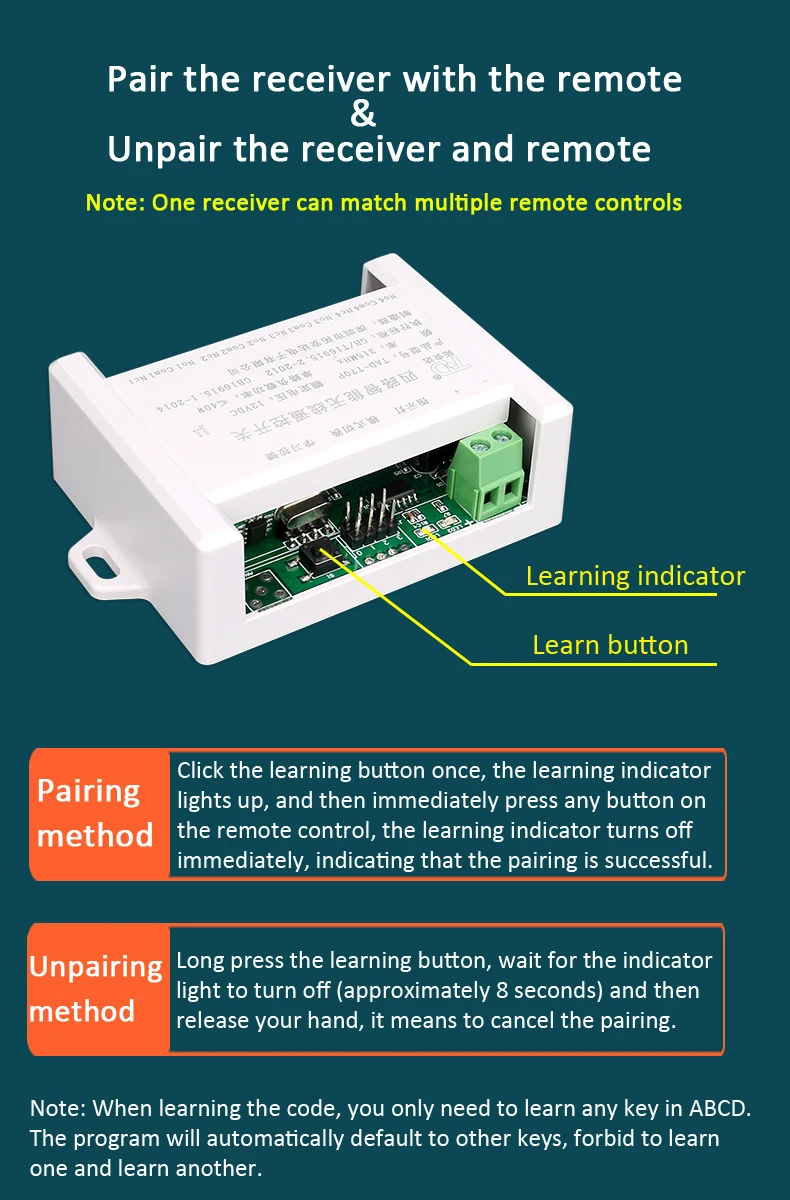 24/12V DC Transmitter and Receiver - 3000m Long Range Wireless Video