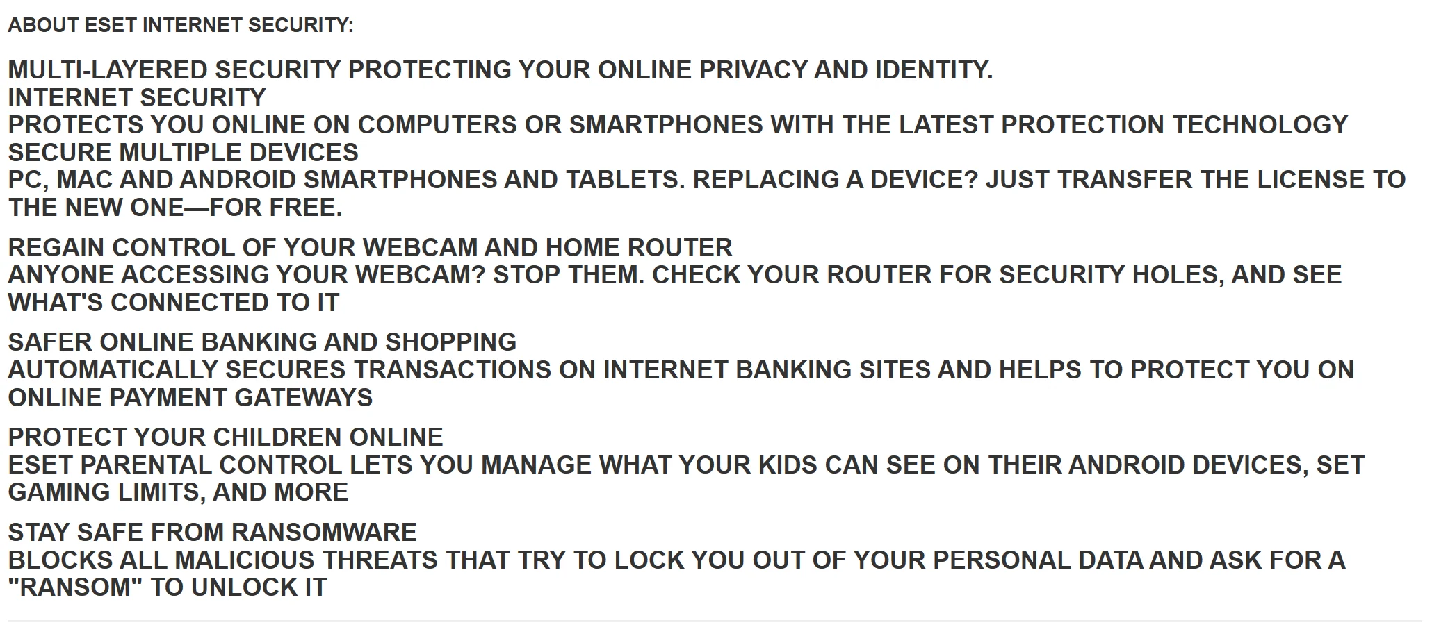 24 Hour Online Ready Stock Eset Internet Security Key (1 Pc 1 Year ...
