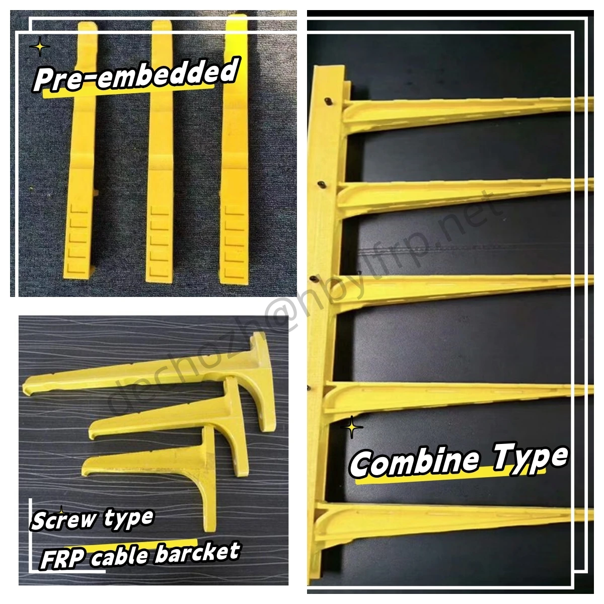 Fiberglass FRP Cable Bracket for Channel and Trench Cable Wiring ...