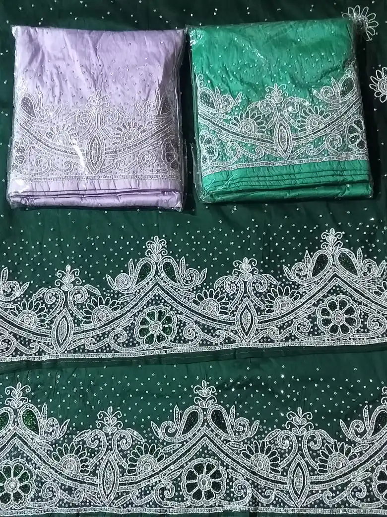 Best Price Top Quality Heavy Work Indian George Fabric Somali George ...