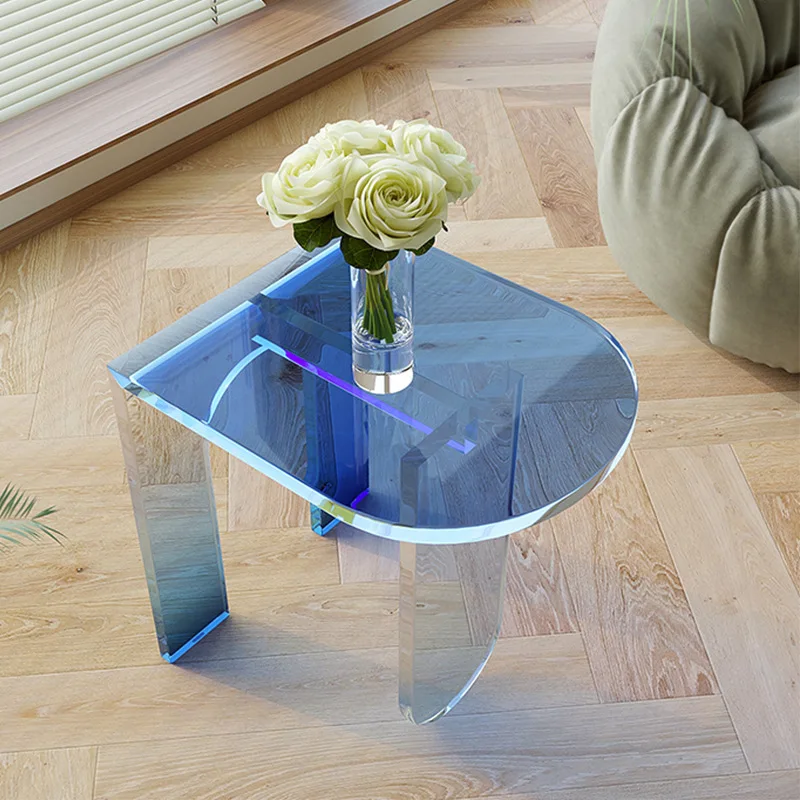 Acrylic Luxury Designer Models Transparent Gradient Side Table Modern ...