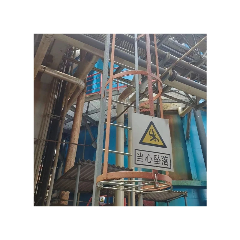 Galvanized Steel Safety Cat Cage Ladder With Safety Cage - Buy ...