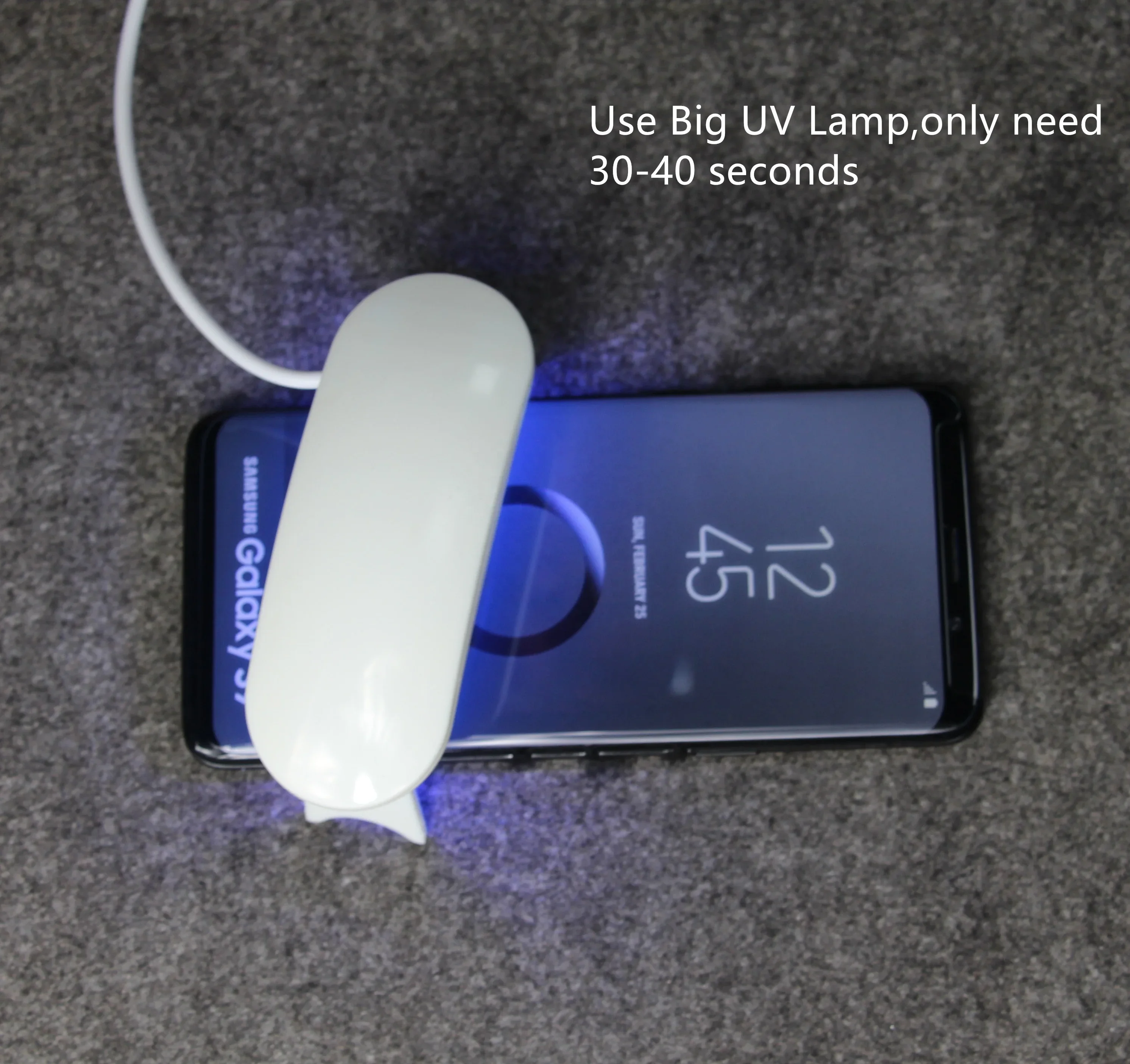 Uv Light Nano Liquid Glue Full Cover Curved 3d Glass Screen Protector ...