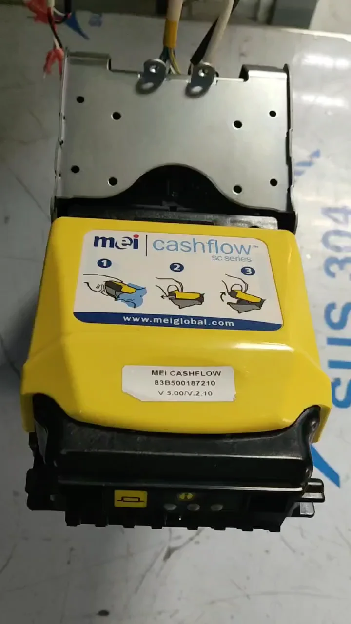 Used Mei Cashflow Sc8307(rs232) Bill Validator Complete Unit Mei Cashflow Bill Acceptor - Buy ...