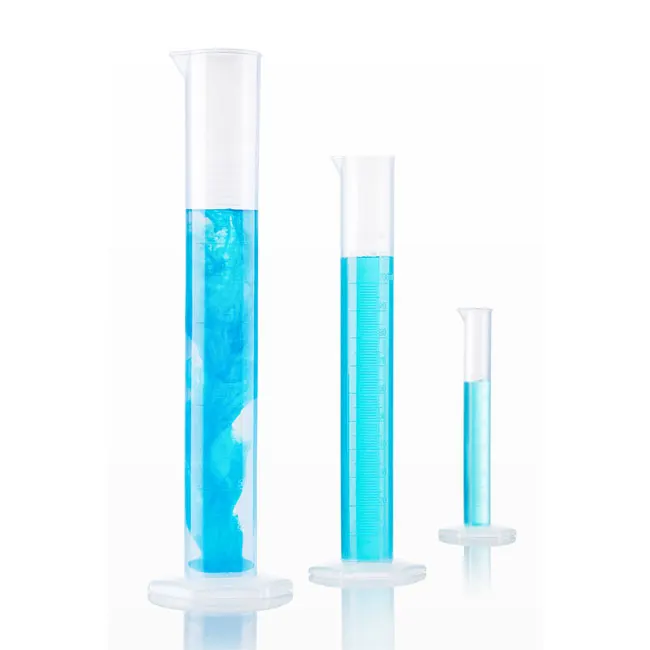 Laboratory 100mL 500mL 1L Clear Graduated Cylinder Plasticware ...
