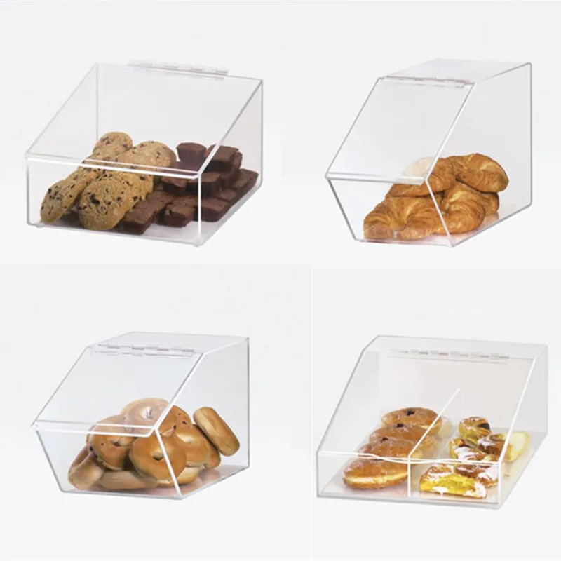 8" Lucite Counter Display - Acrylic Candy Box for Snacks