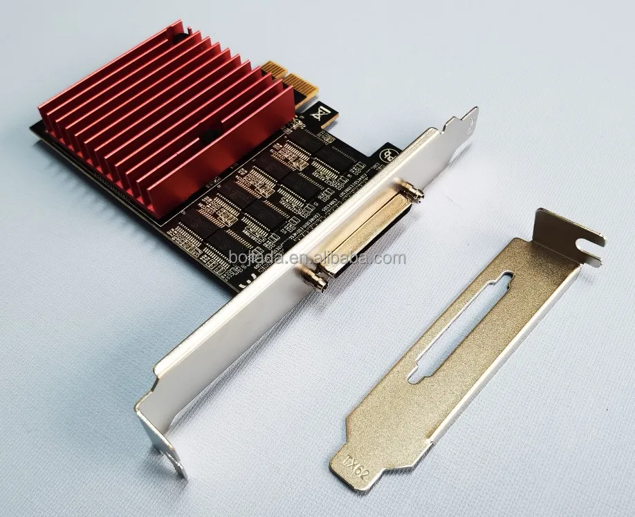 Wholesale 8 X RS232 DB9 Serial Port to PCI-E Expansion Card