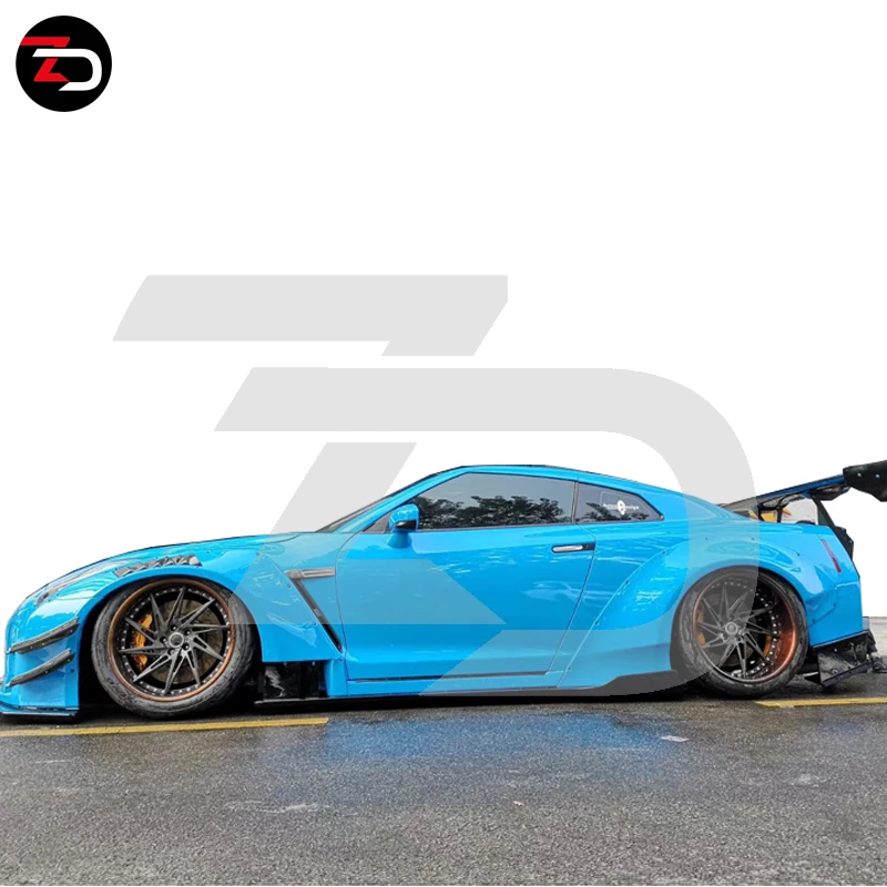 High Quality Gtr R35 Lb V2 Style Wide Body Kit Bumper Fender Flares ...
