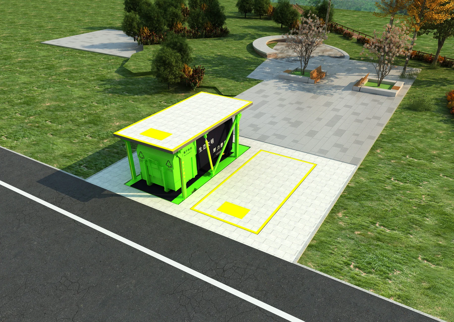 Rnkj Smart Underground Garbage Bins Waste Container Collection System ...