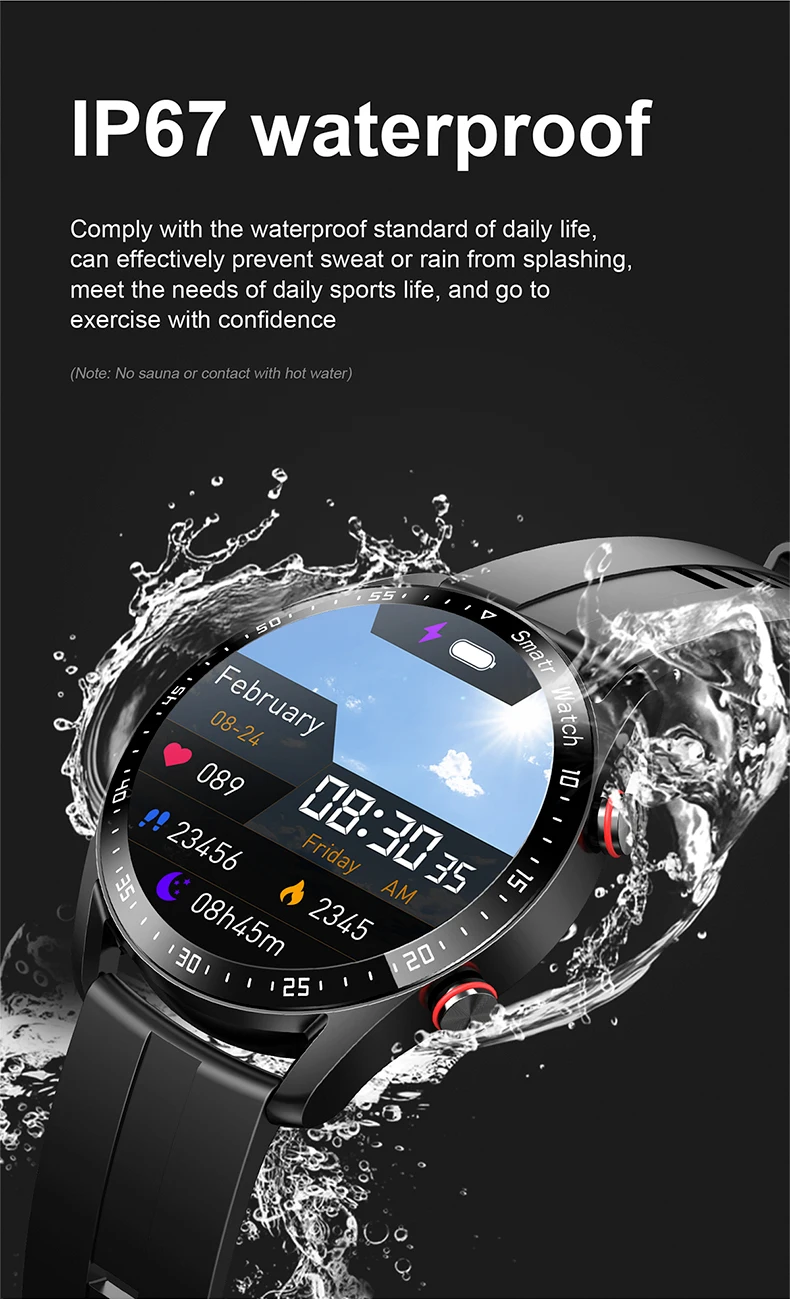 HW20 Smart Watch - Versatile Styles & IP67 Waterproofing
