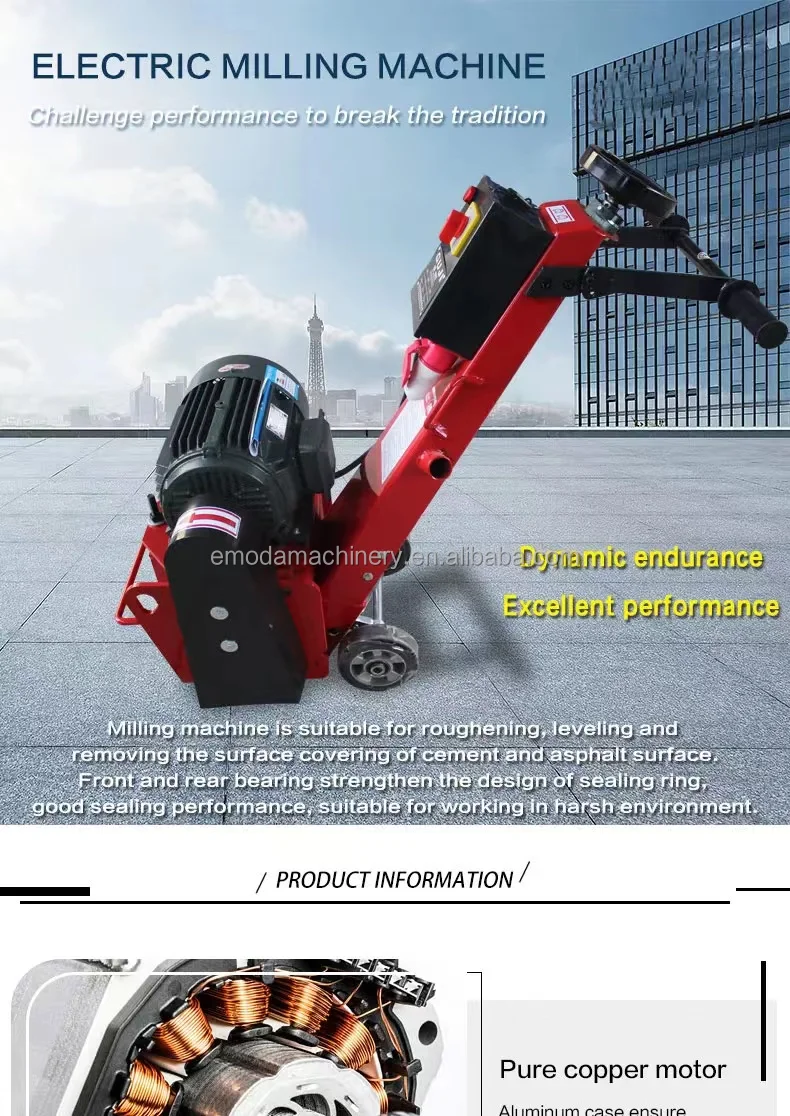 Scarifying Machine (c/w Electric Power) - Buy Concrete Pavement ...