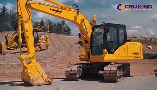 Lonking 7.5ton Compact Structure Excavators Cdm6075 Lg6075 With Rock ...