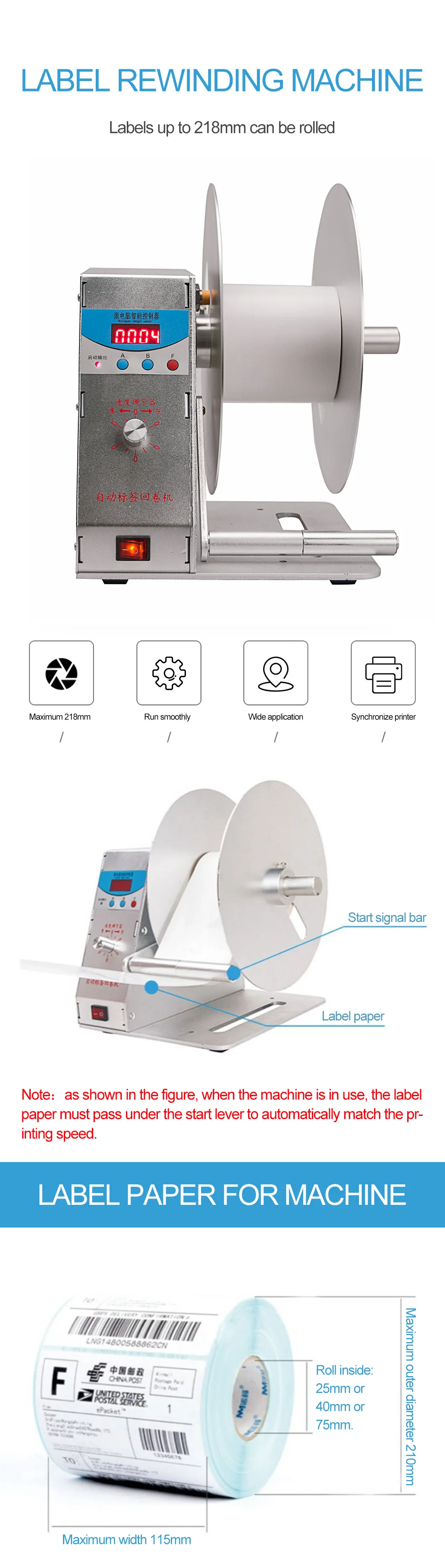 3q Godex T10 Label Rewinder - Buy Label Rewinder,Label Rewinder Machine ...