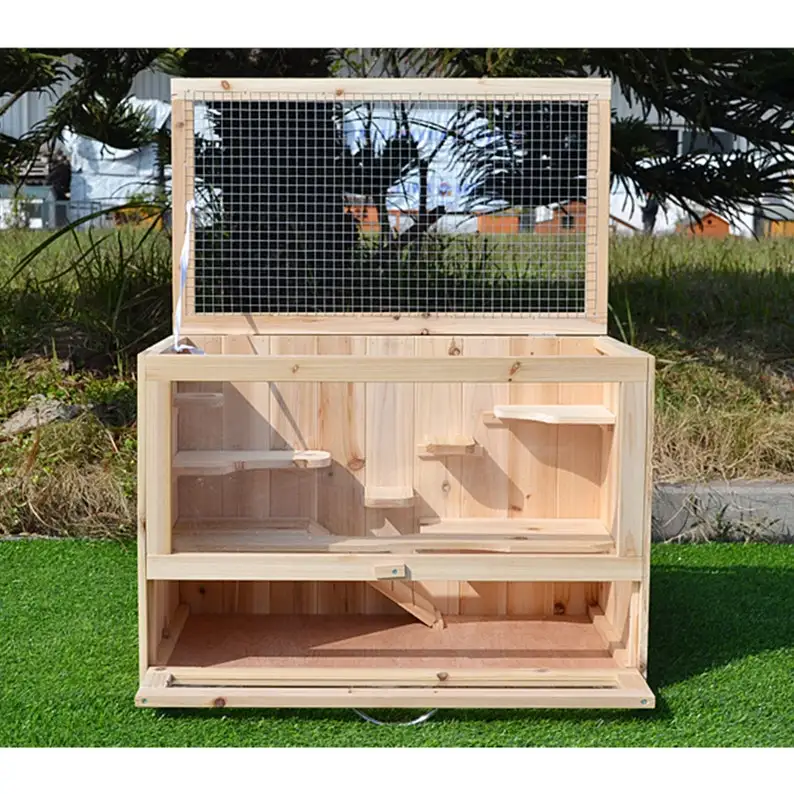 Wooden Hamster Cages - Environmentally Friendly & Customizable