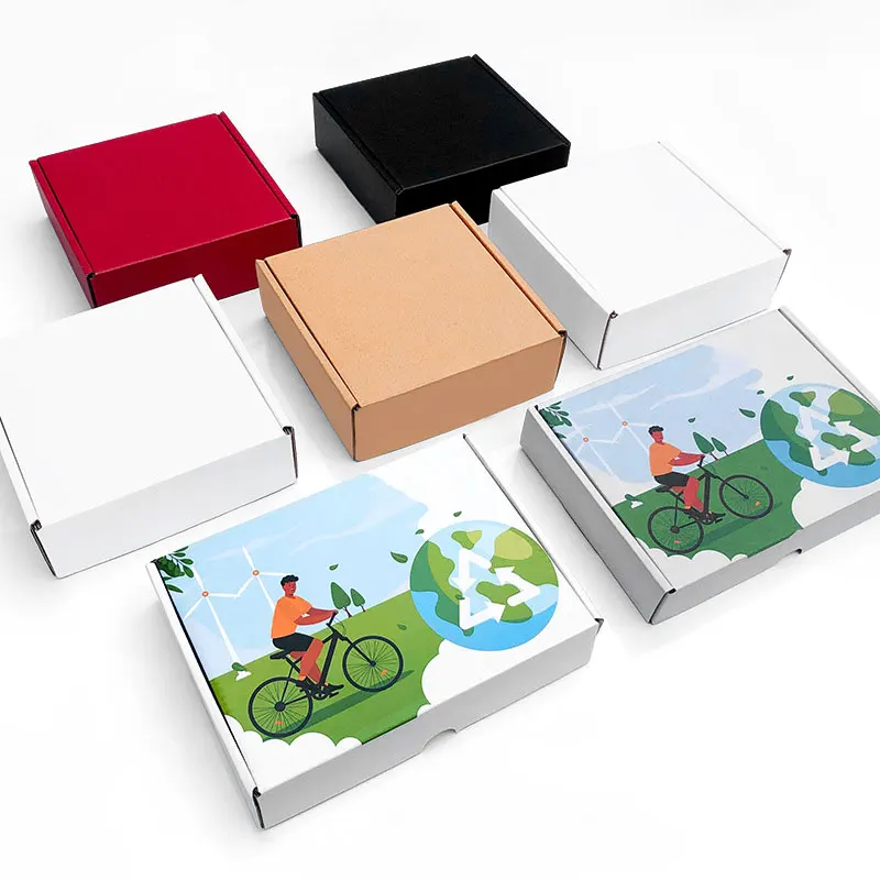 Factory Custom Printed Logo Recyclable Kraft Cardboard Gift Box ...