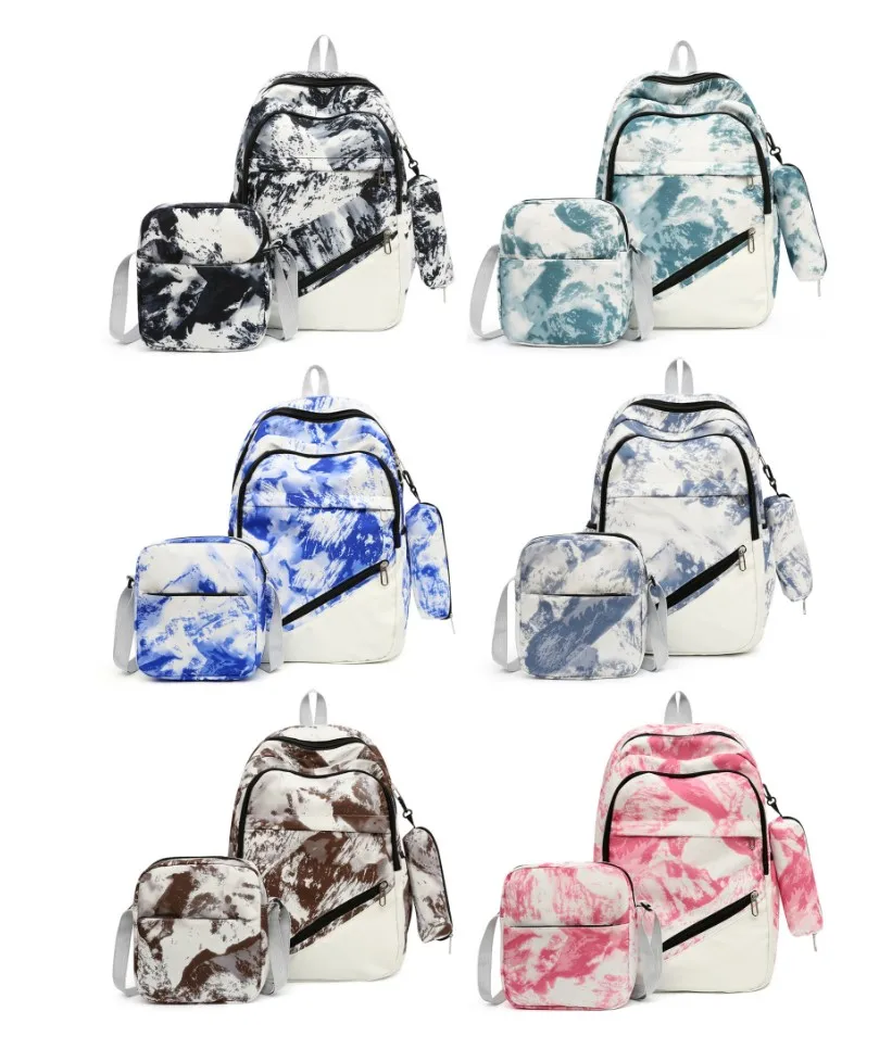 Fashion Design Custom Logo 3 Pcs In 1 School Bagpack Unisex 19 Inch ...