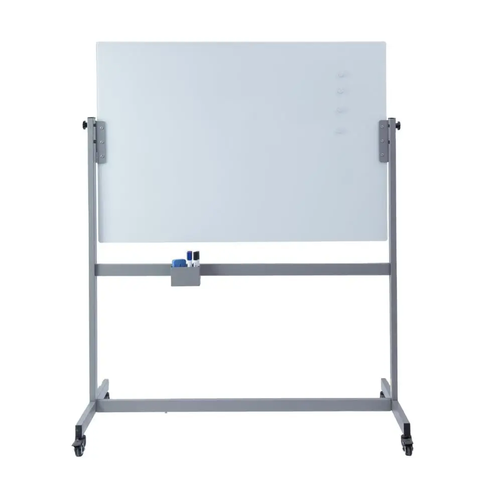 White Board Standing Magnetic Whiteboard Tempered Glass