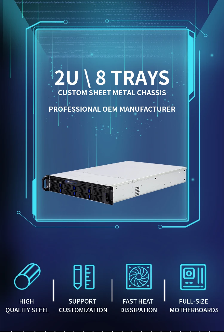 Server 2u 8bays Manufacturers Server Rackmount Server Chassis Sgcc ...