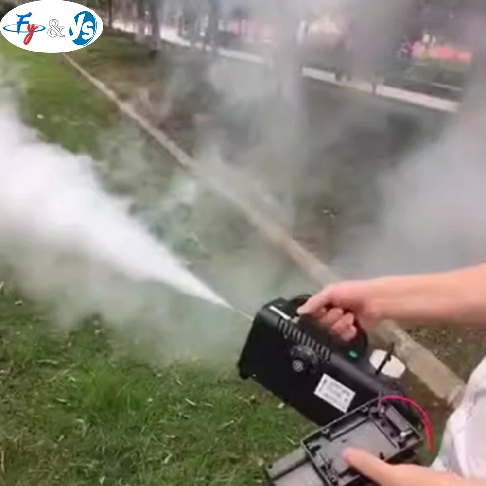 Mini 12V Low Smoke Machine - Outdoor Fogger for DJ, Stage, Weddings ...