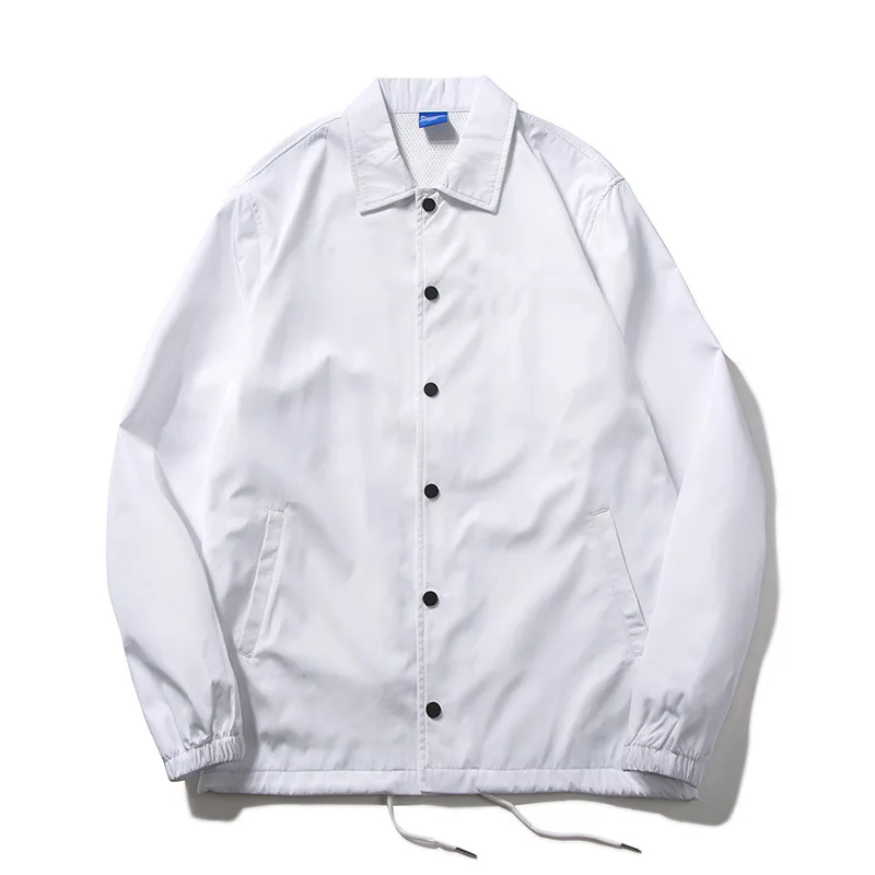 Oem Custom Design Men's Coaches Jacket Blank Custom Logo Plus Size Men ...