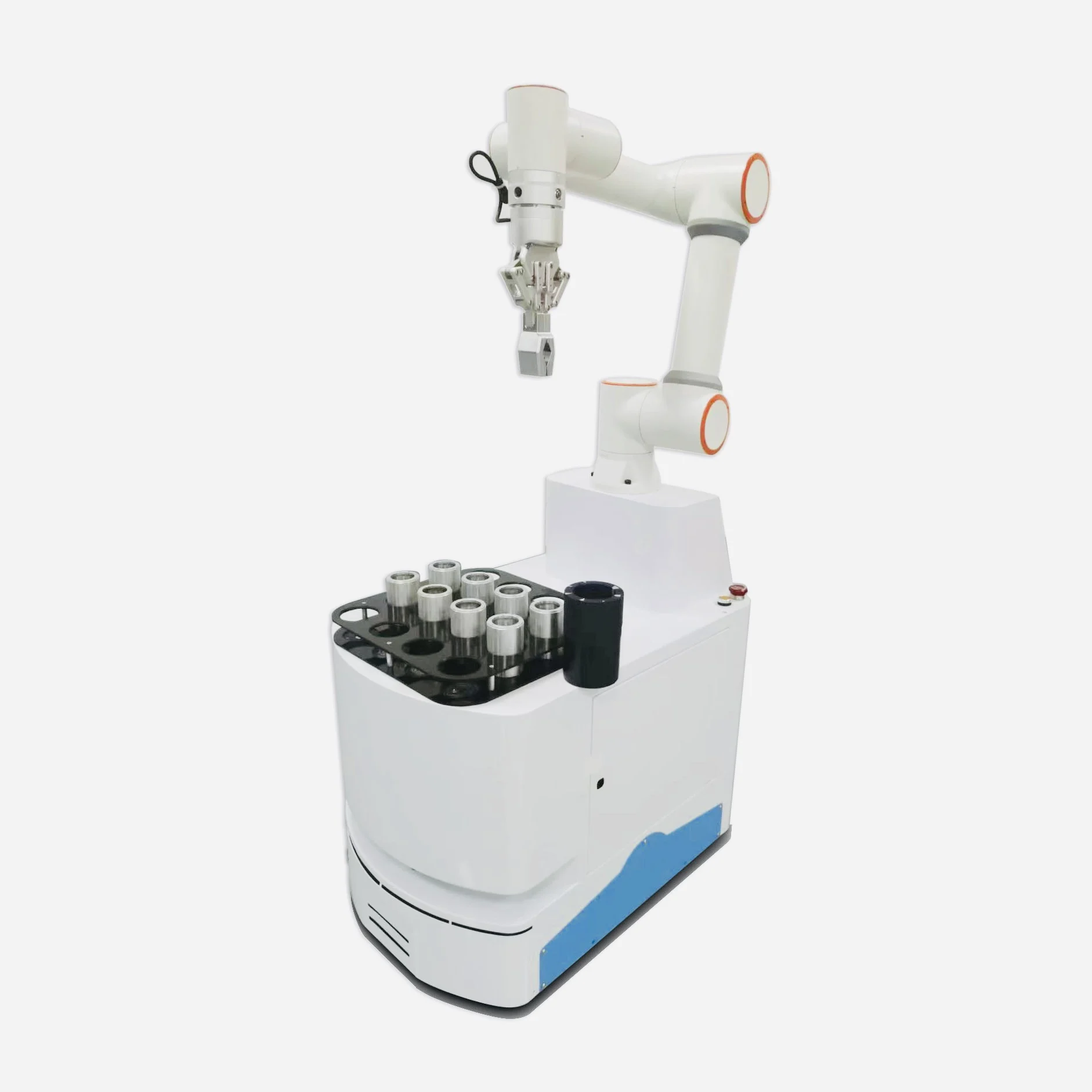 Mobile Platform with AGV/AMR Delivery Cobot CNC Machine Loading and Unloading Programmable ...