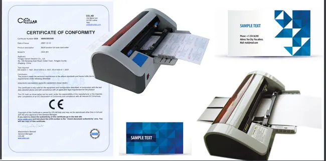 SSB-001 A4 Size Automatic Electric Business Card Cutter