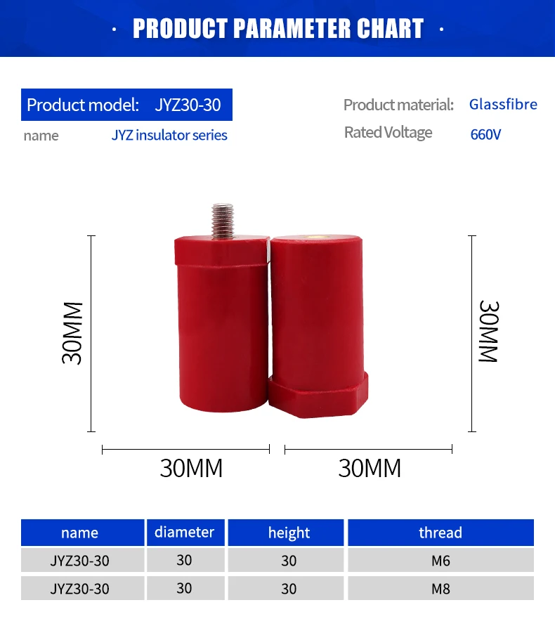 浙电母线支撑绝缘子jyz/sb电气绝缘子30*30 M6 M8母线绝缘子铜绝缘 - Buy 母线绝缘子,母线支撑绝缘子,电绝缘体 Product on Alibaba.com