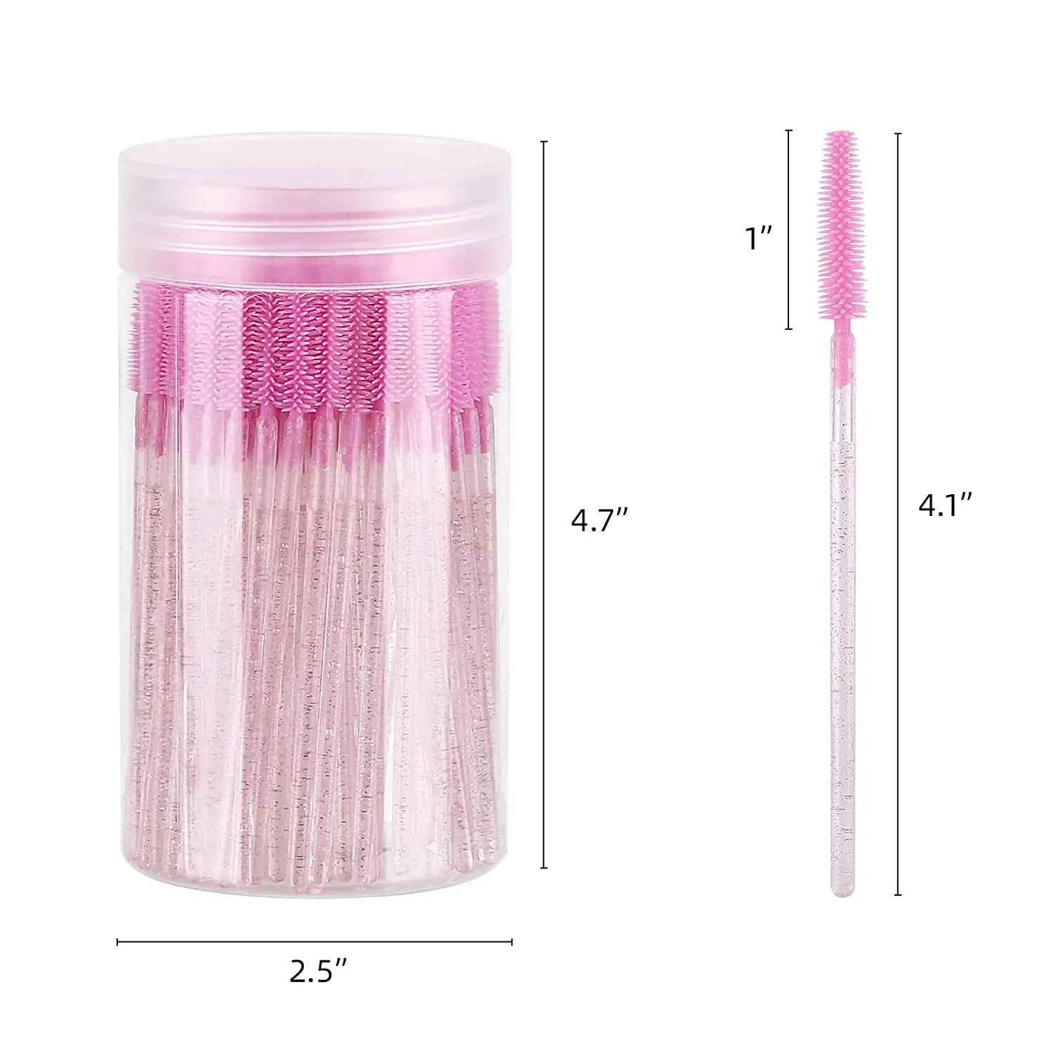 Pink Disposable Mascara Wand Applicators Brush Straight - Buy ... Pink Disposable Mascara Wand Applicators Brush Straight - Buy ...