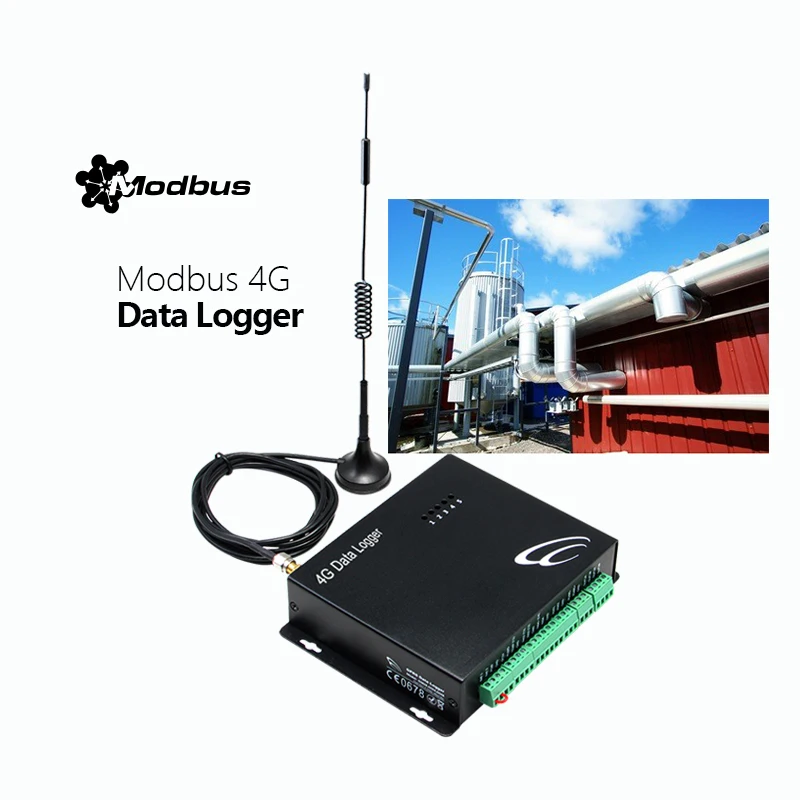 4g Data Logger Modbus Meter Data Collector Rs485 Temperature Sensor Iot ...