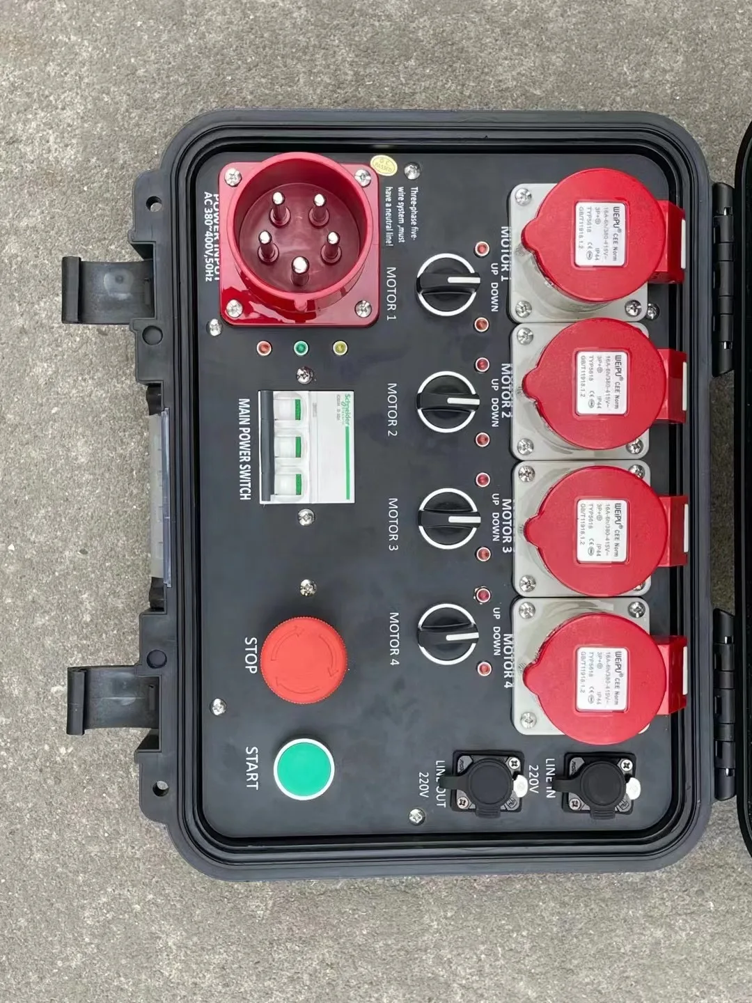 8 Channels Stage Truss Lifting System - Taurus Light Hoist Controller