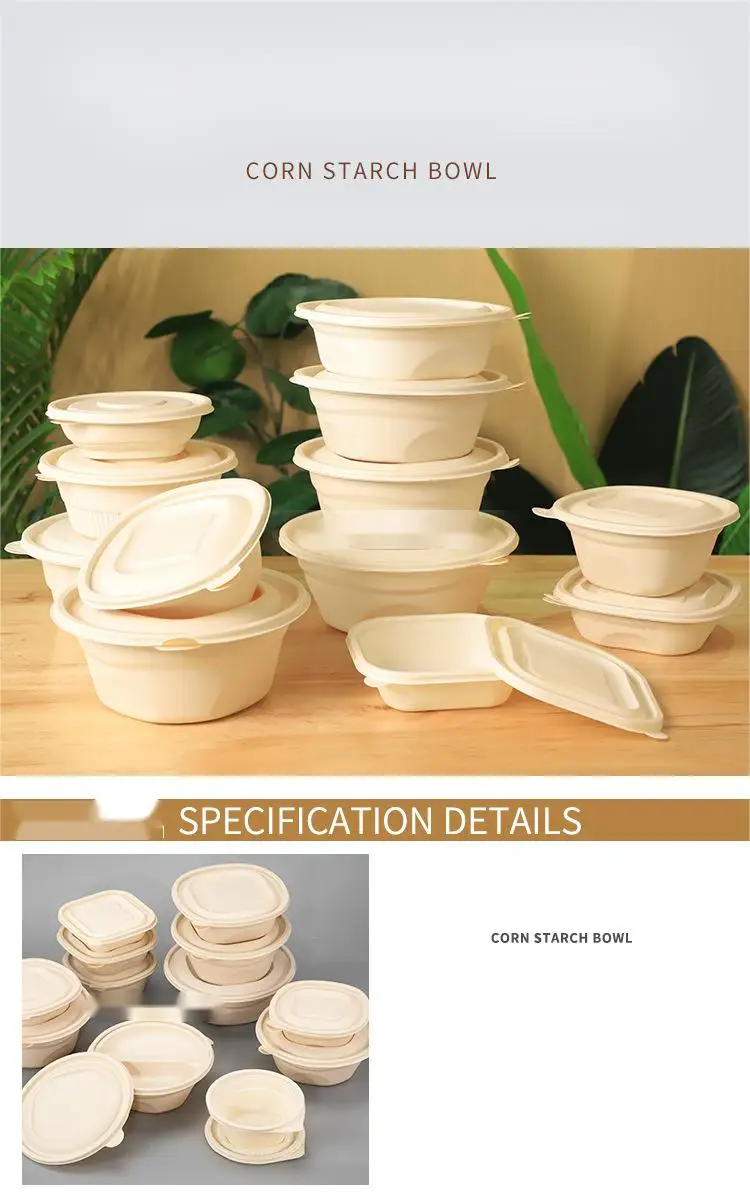 Disposable Corn Starch Based Biodegradable And Environmentally Friendly ...