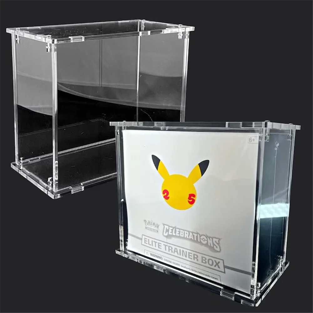 Custom Transparent Acrylic Display Case Booster Box Dustproof High ...