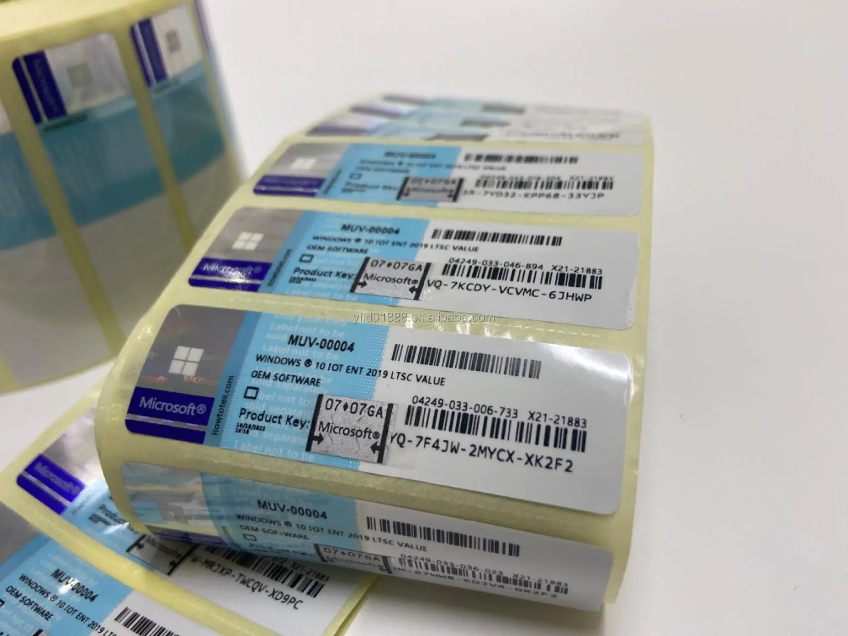 Enterprise Software Win 10 Iot 100% Online Activation Win10 Iot Ltsb 2019 Value Blue Sticker ...