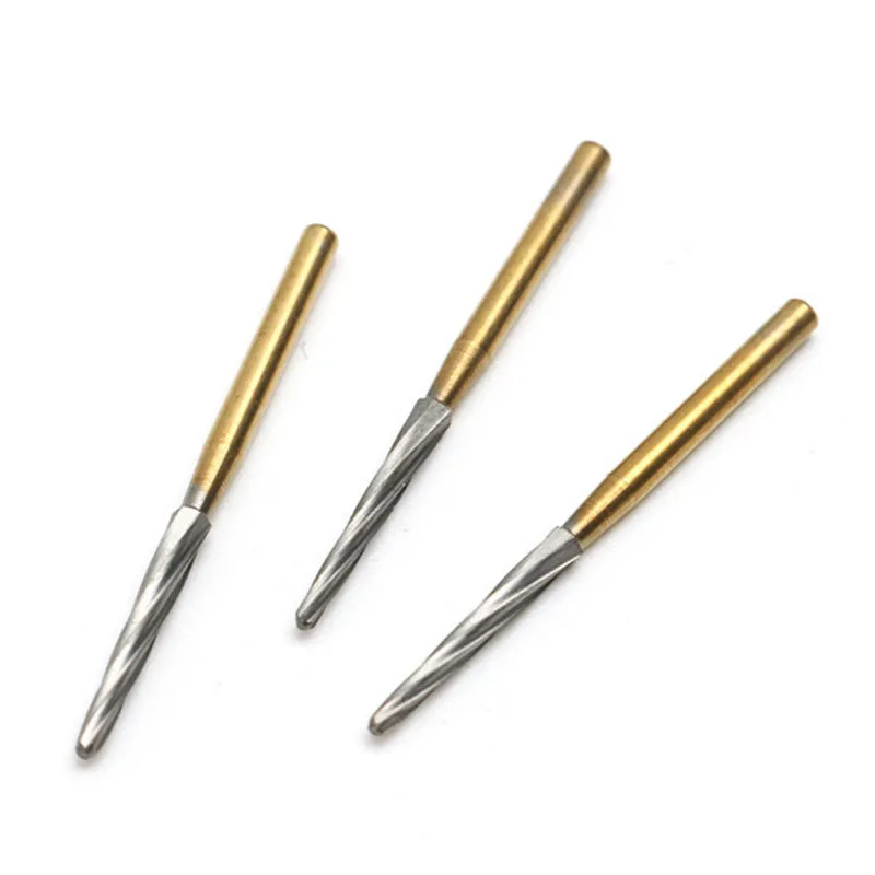 Dental Endodontic Surgical Endo-z Golden Safe Tungsten Carbide Burs Fg ...