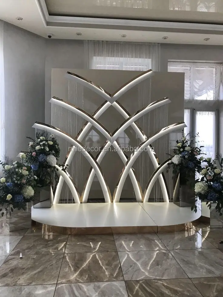 New Design Backdrop Stand Acrylic Background Frame Acrylic Arch With ...